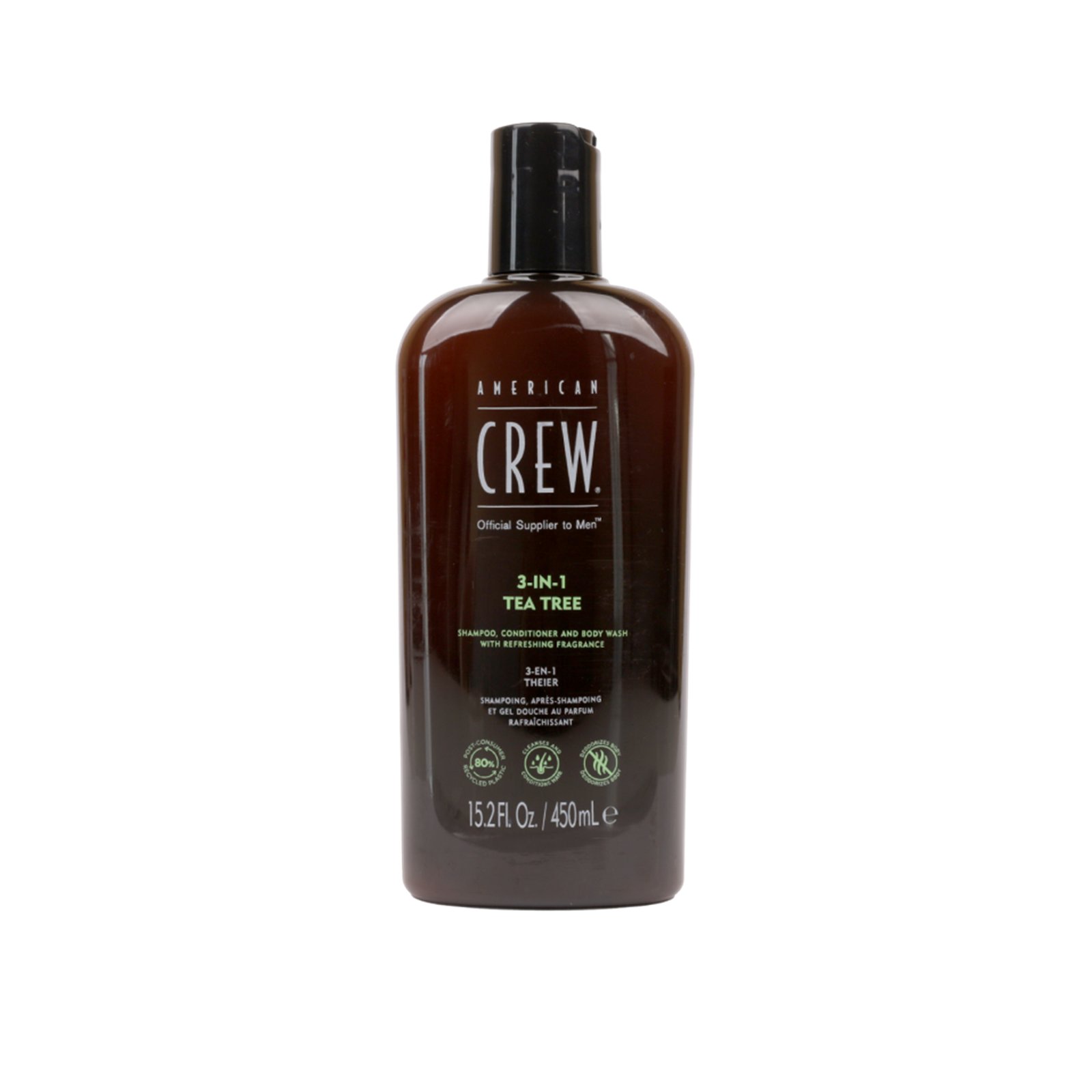 American Crew 3-In-1 Tea Tree Shampoo, Conditioner and Body Wash Perú