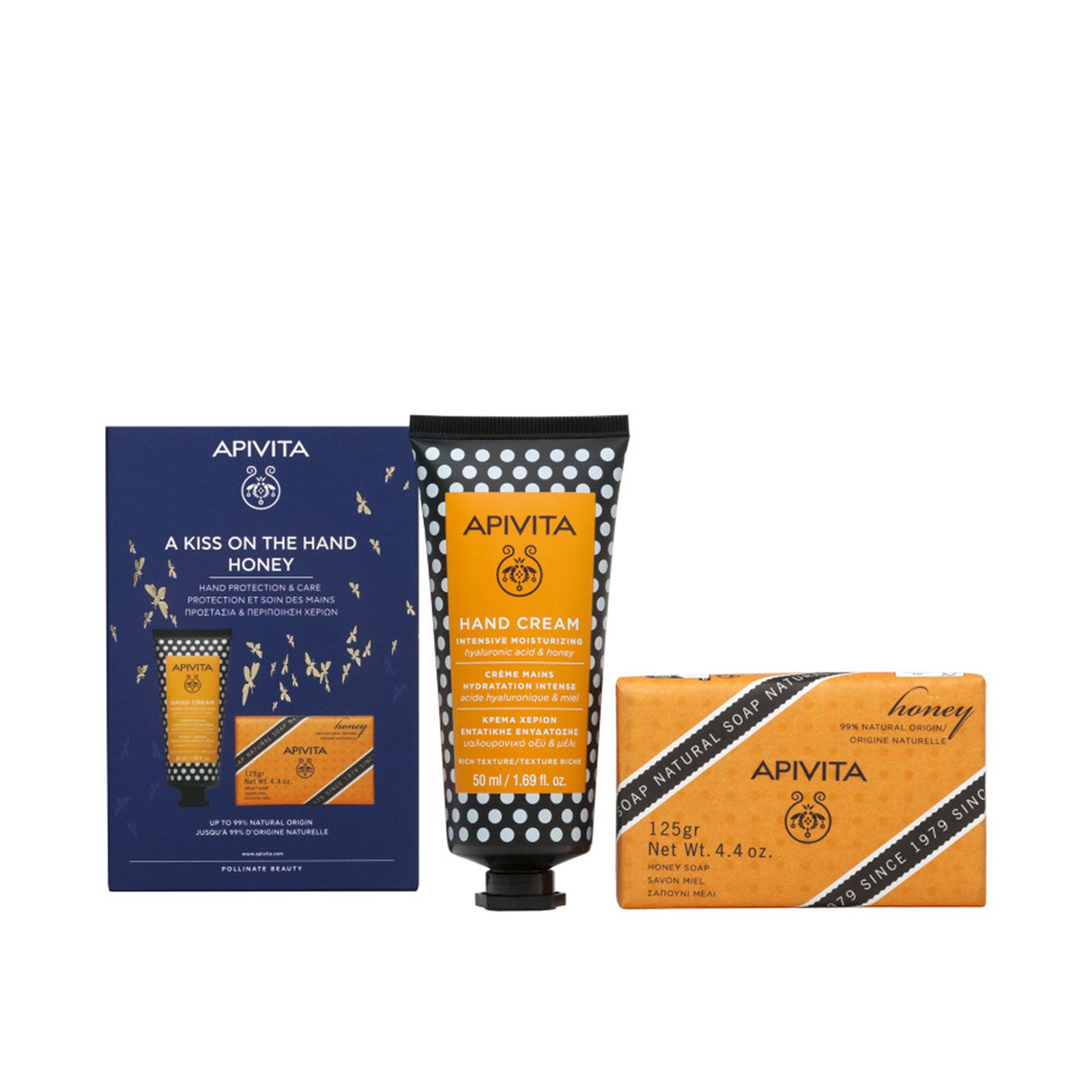 APIVITA A Kiss on the Hand Honey Coffret USA
