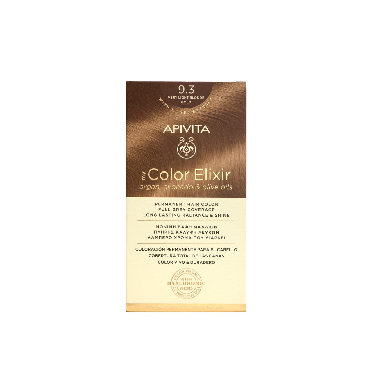APIVITA My Color Elixir 9.3 Permanent Hair Color Israel