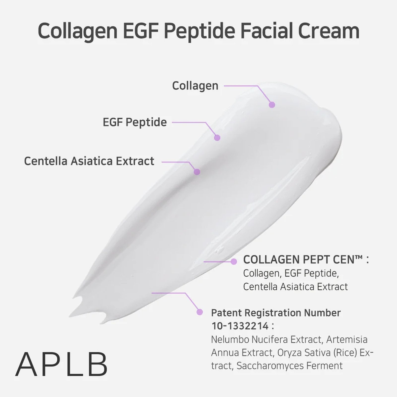 Aplb Crema Facial con Colágeno y Péptidos Egf, 55 ml Perú