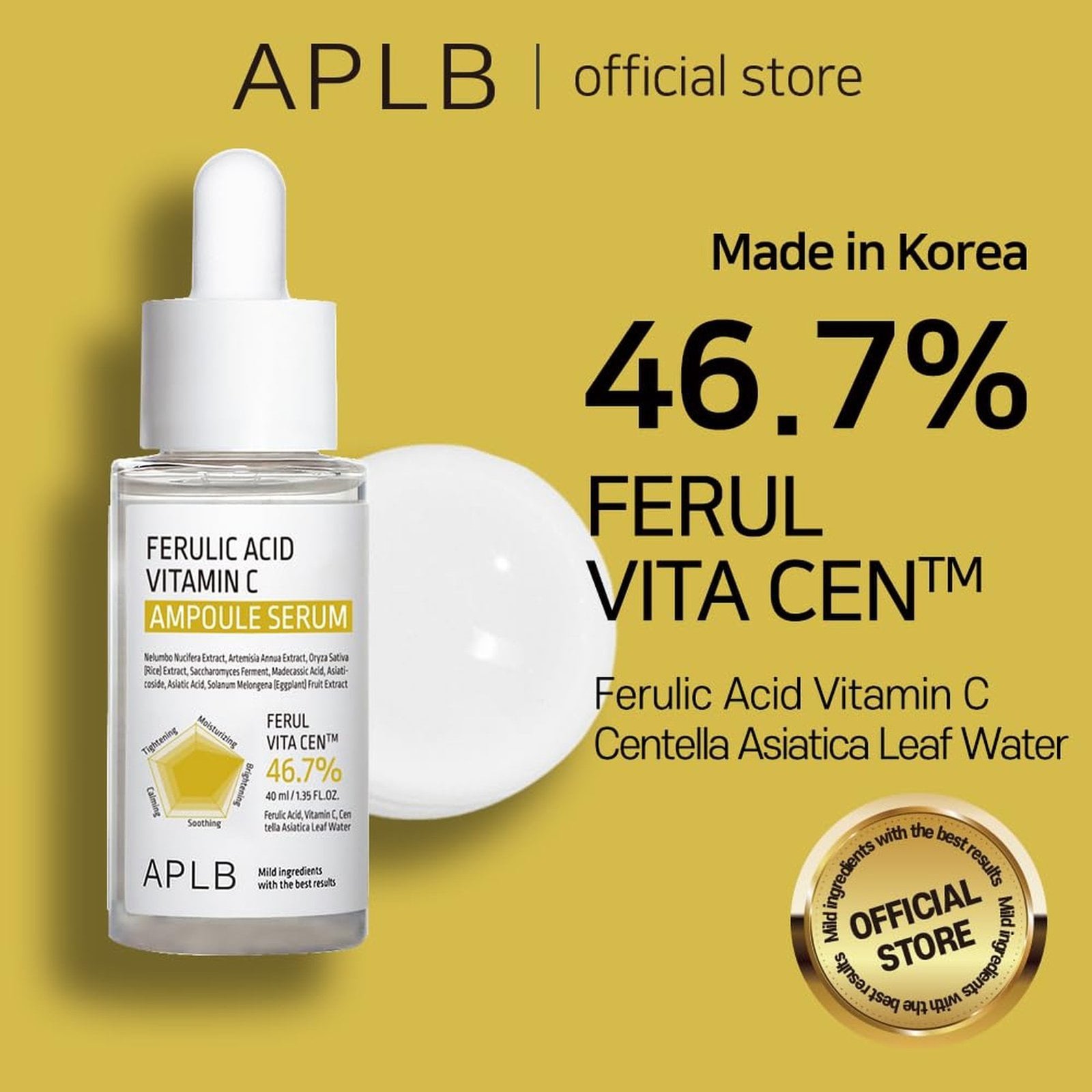 Aplb Serum s Ferulinskom Kiselinom i Vitaminom C u Ampulama 40 ml Hrvatska