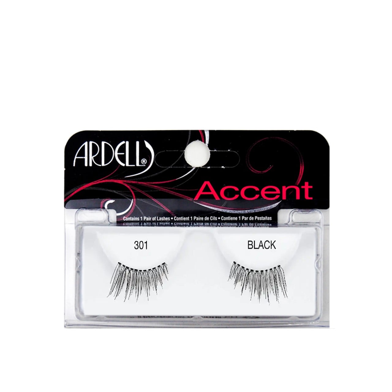 Ardell Accent Lashes 301 Black x1 Pair Lithuania