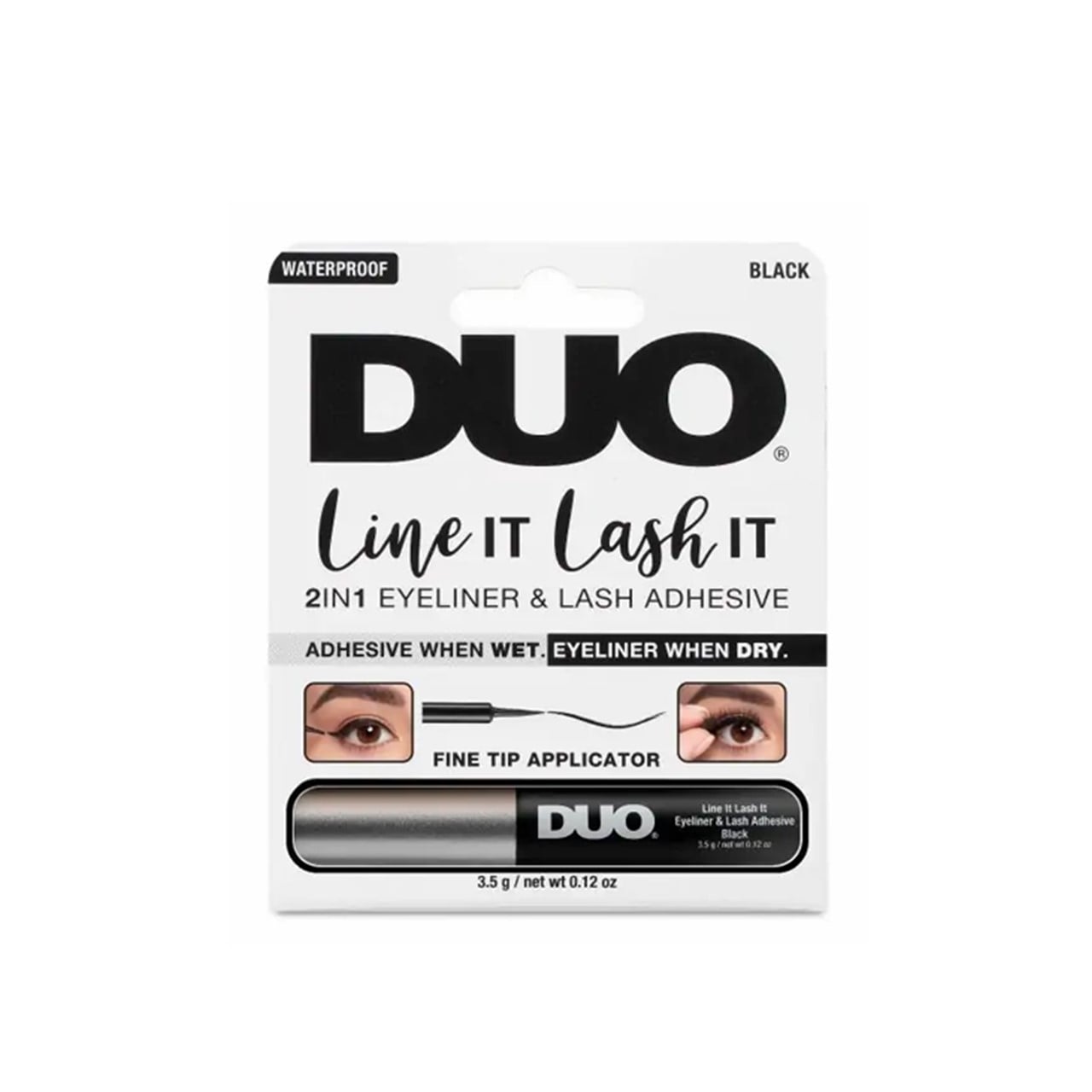 Ardell Duo Line It Lash It 2-In-1 Eyeliner & Lash Adhesive Black 3.5G ...