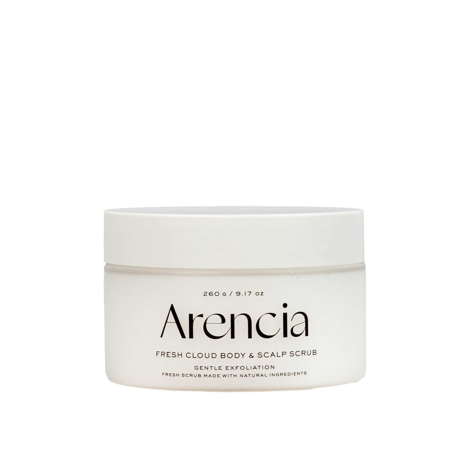 Arencia Fresh Cloud Body & Scalp Scrub White Tea & Neroli 260g Czechia