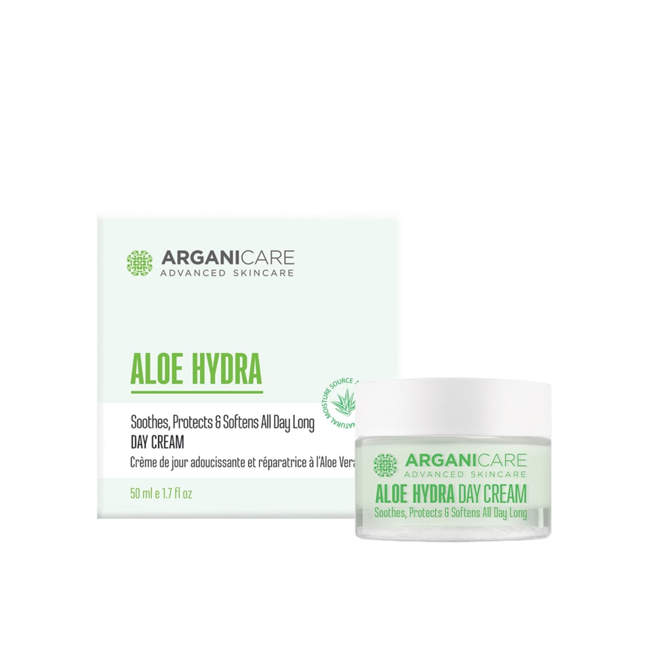 Arganicare Aloe Hydra Day Cream 50ml (1.7floz) USA