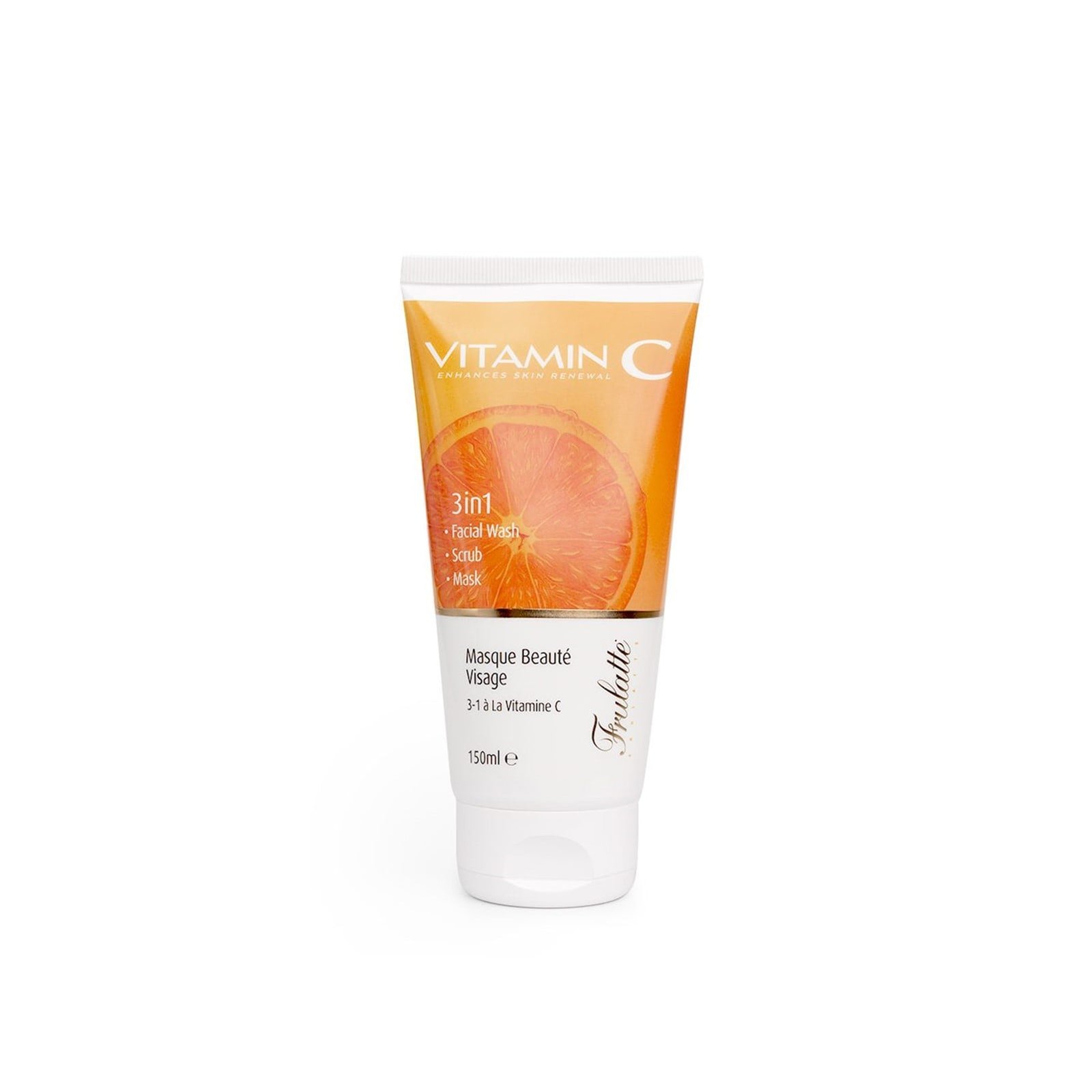 Arganicare Frulatte Vitamin C 3-In-1 Mask Scrub Facial Wash 150ml Israel