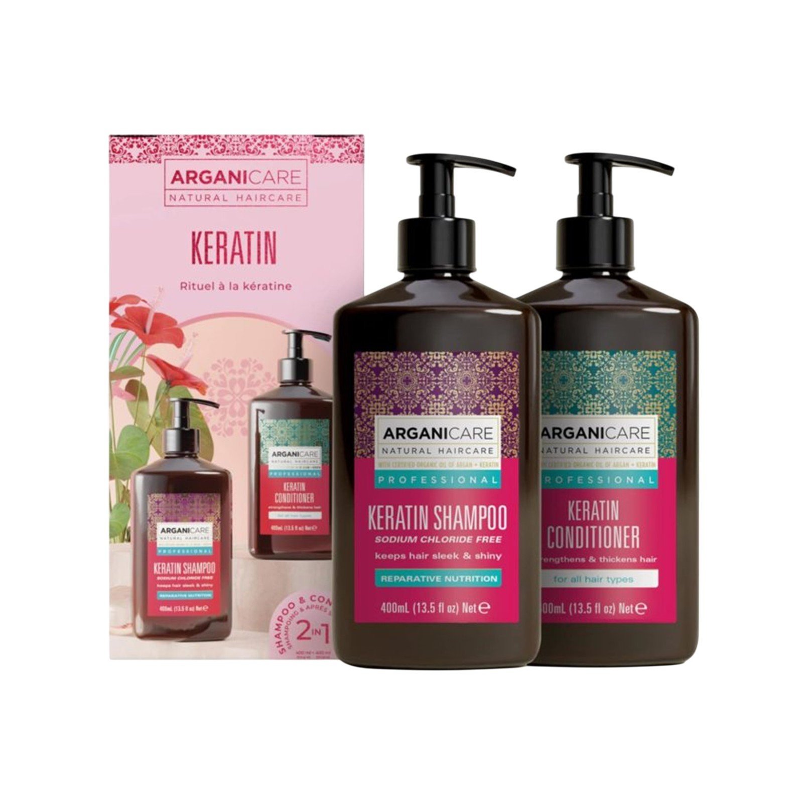 Arganicare Keratin Ritual Duo Box South Korea