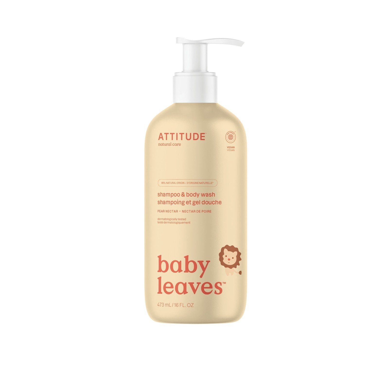 ATTITUDE Baby Leaves Shampoo & Body Wash Pear Nectar 473ml Turkey
