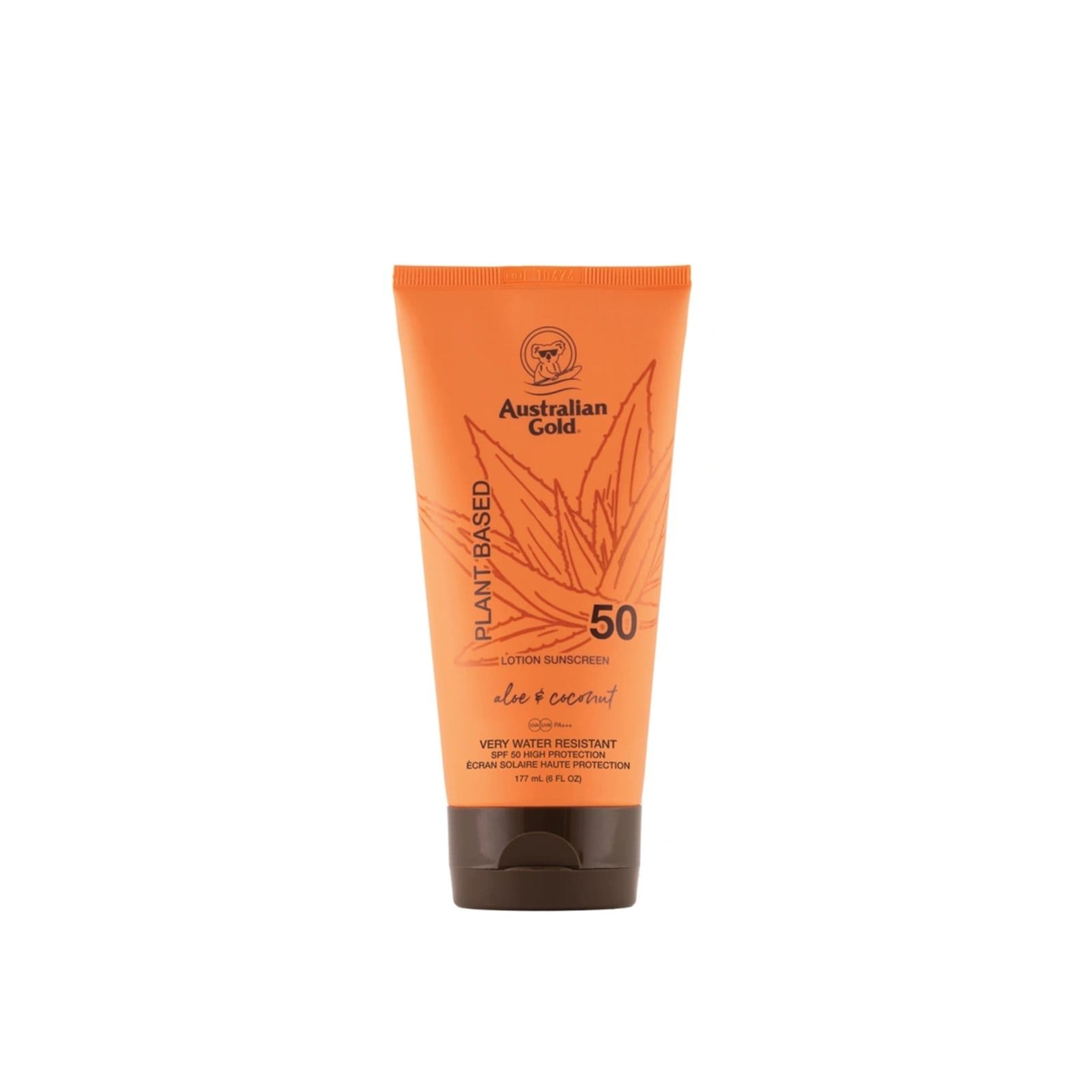 Australian Gold Plant Based Aloe & Coconut Lotion Sunscreen SPF50 177ml ...