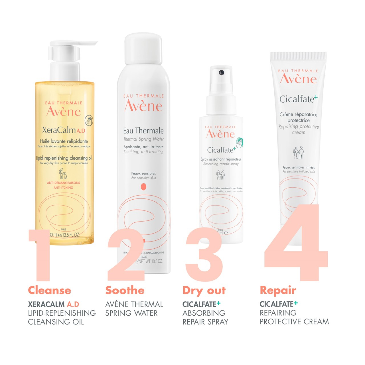 Avène Cicalfate+ Repairing Protective Cream 40ml (1.35floz) USA
