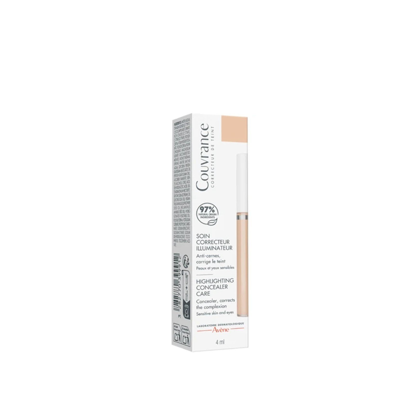 Avène Couvrance Highlighting Concealer Care Beige 4ml Brasil