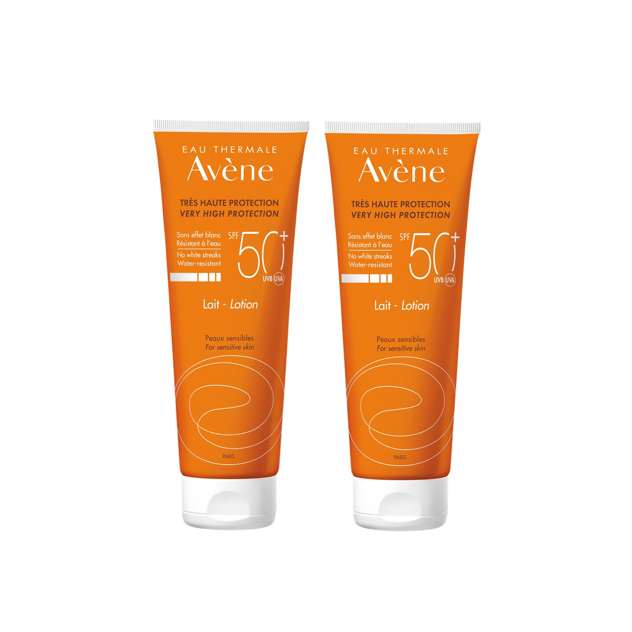 Buy Avène Sun Very High Protection Body Lotion SPF50+ 250ml x2 (2x8 ...