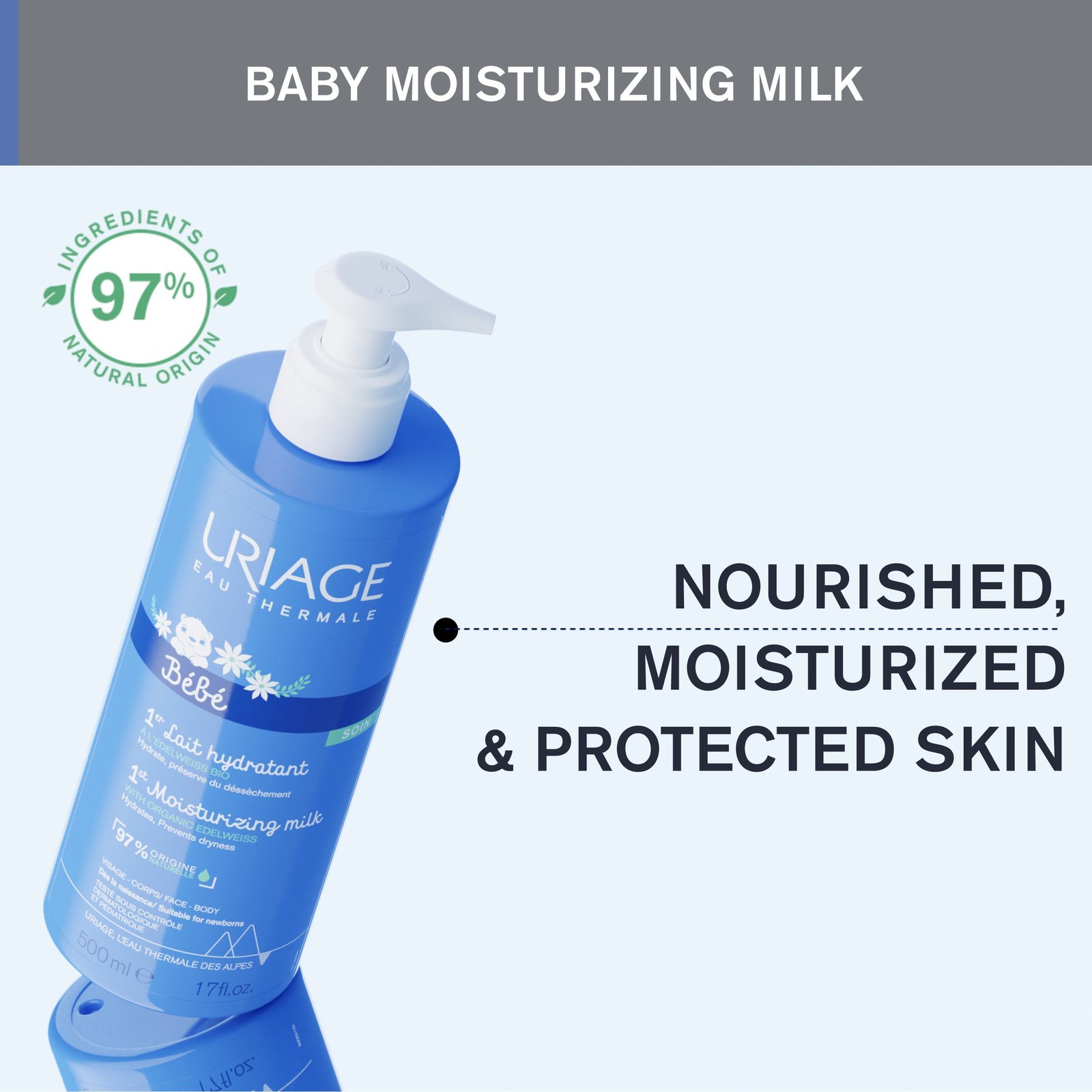 Uriage Baby 1st Moisturizing Milk 500ml Saudi Arabia