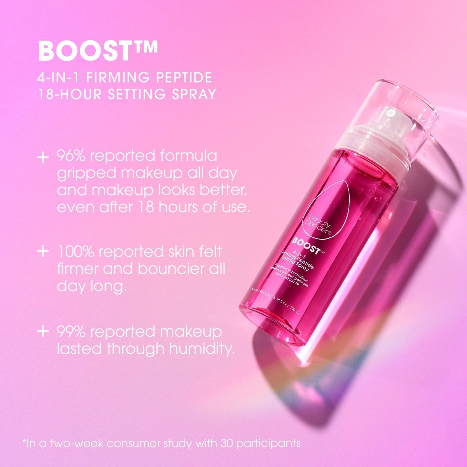 beautyblender Boost 4-In-1 Firming Peptide Setting Spray 100ml Japan