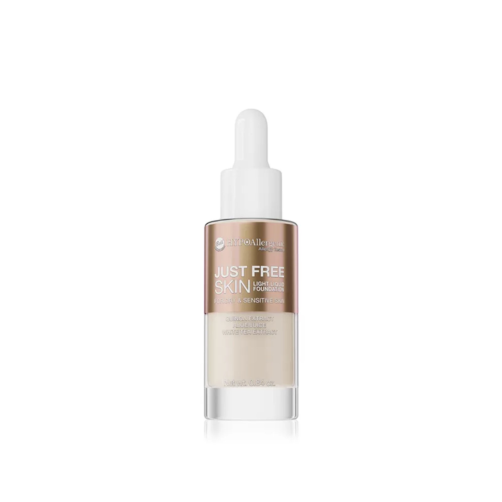 Buy Bell HYPOAllergenic Just Free Skin Light Liquid Foundation 01 Light ...