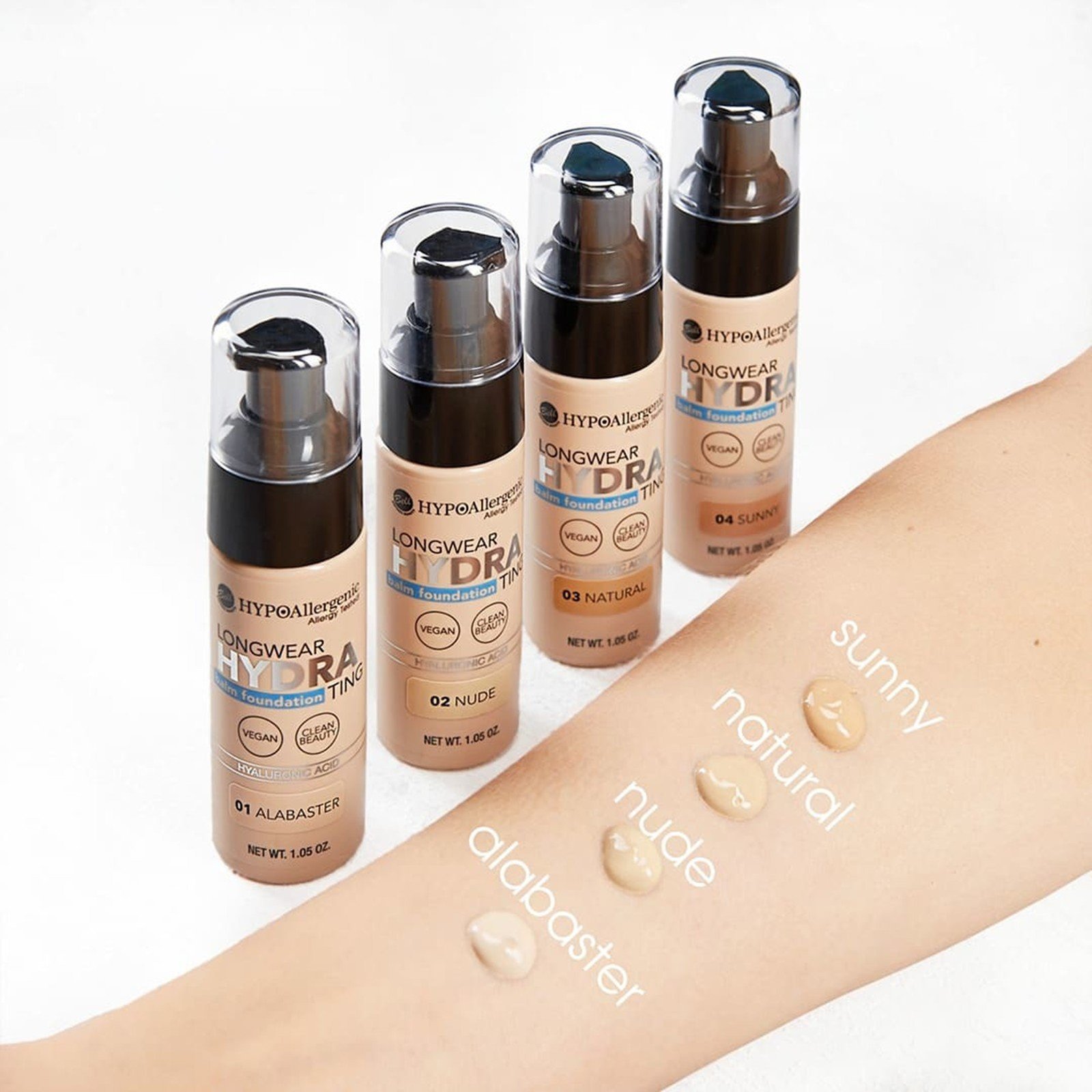 Bell Hypoallergenic Longwear Hydrating Balm Foundation 03 Natural 30g ...