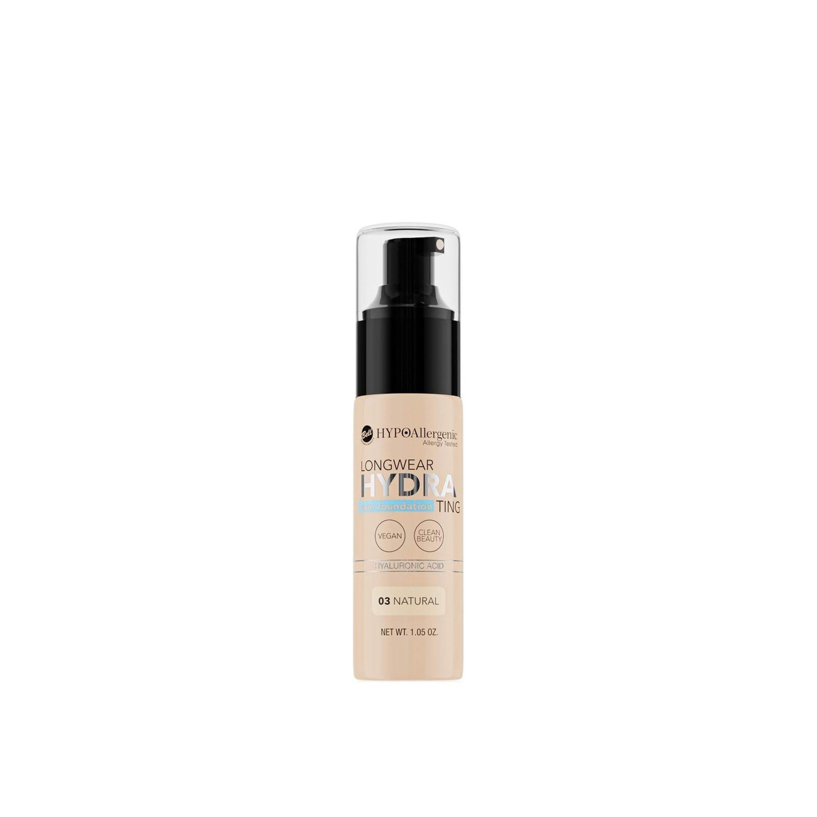Bell Hypoallergenic Longwear Hydrating Balm Foundation 03 Natural 30g ...