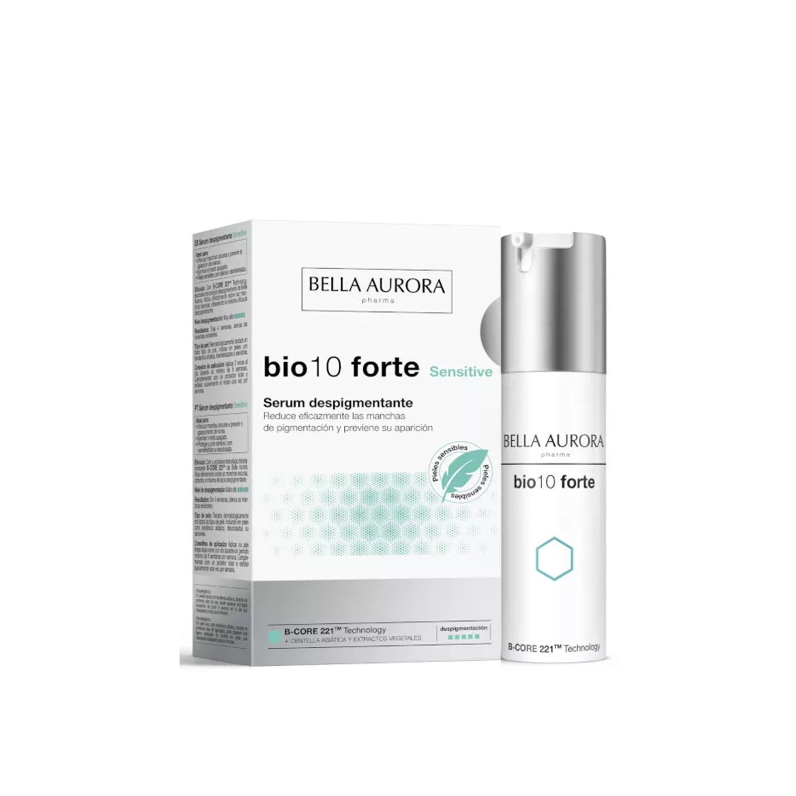 Bella Aurora Bio10 Forte Sensitive Depigmenting Serum 30Ml México
