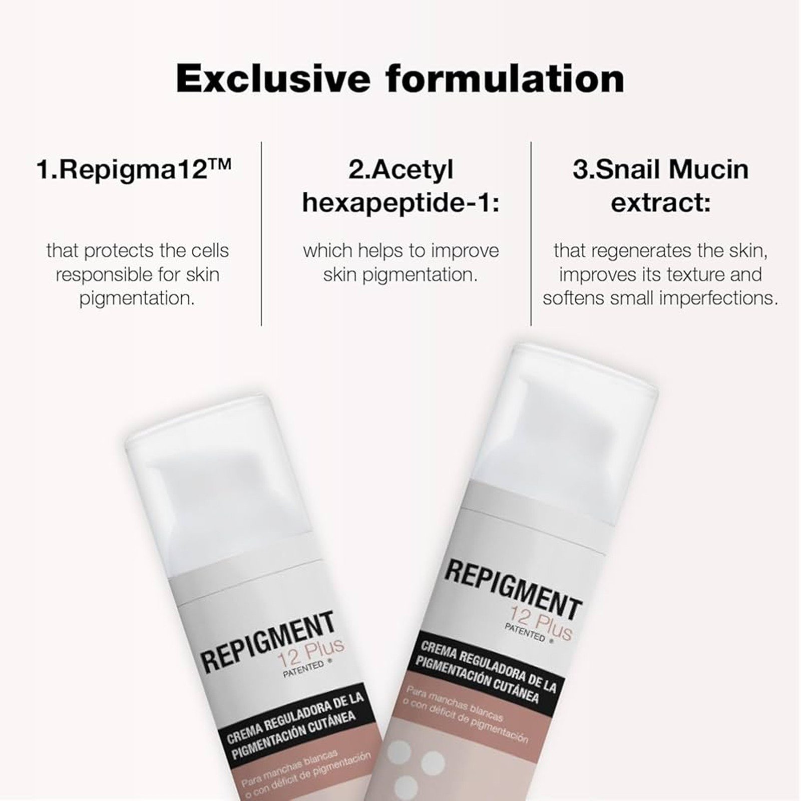 Bella Aurora Repigment 12 Plus Cream Vitiligo 75Ml México