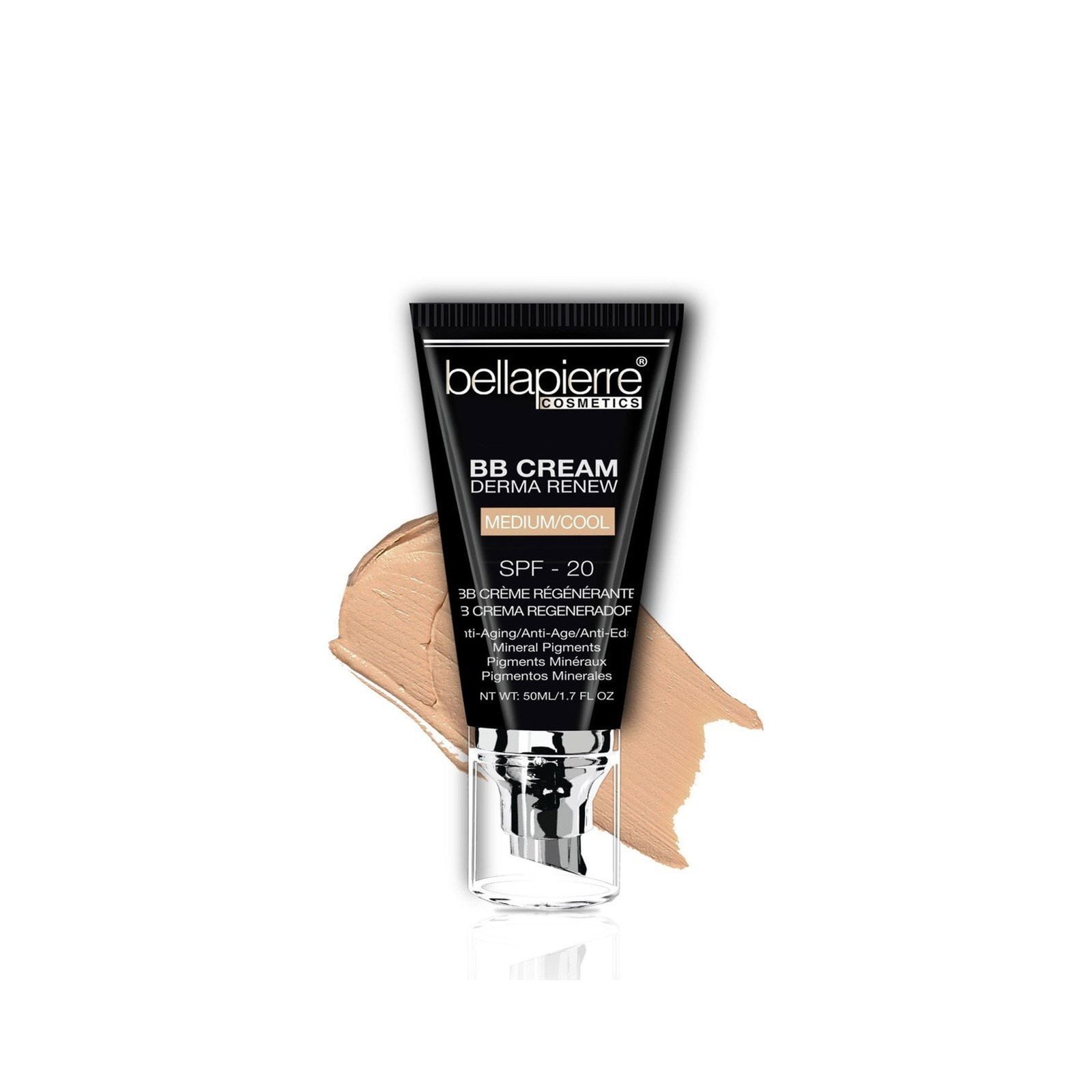Bellapierre Cosmetics Derma Renew BB Cream Spf20 Medium Cool 50Ml Portugal