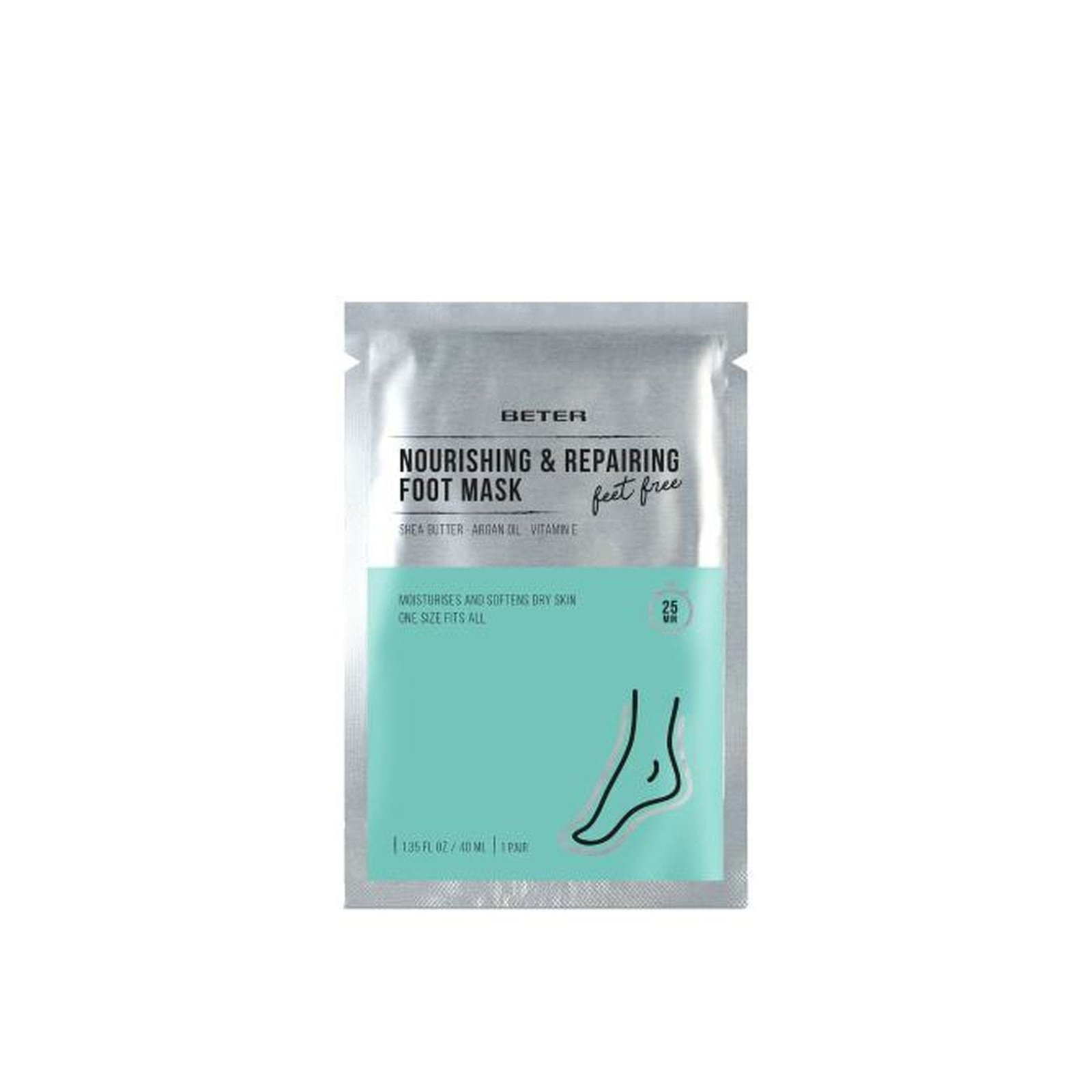 Beter Feet Free! Nourishing & Repairing Foot Mask x1 Pair Australia