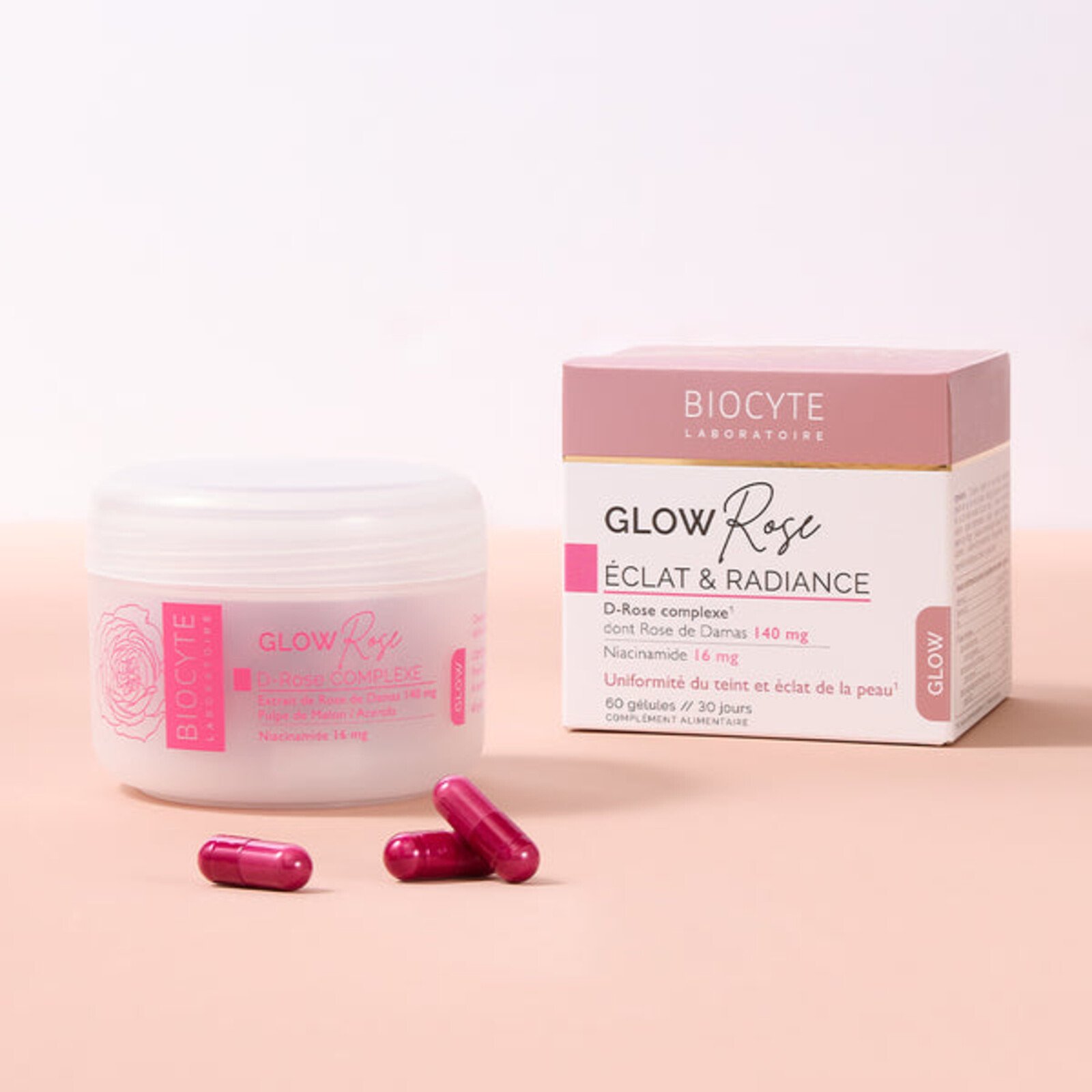 Biocyte Glow Rose Radiance & Brightness Food Supplement x60 Nicaragua