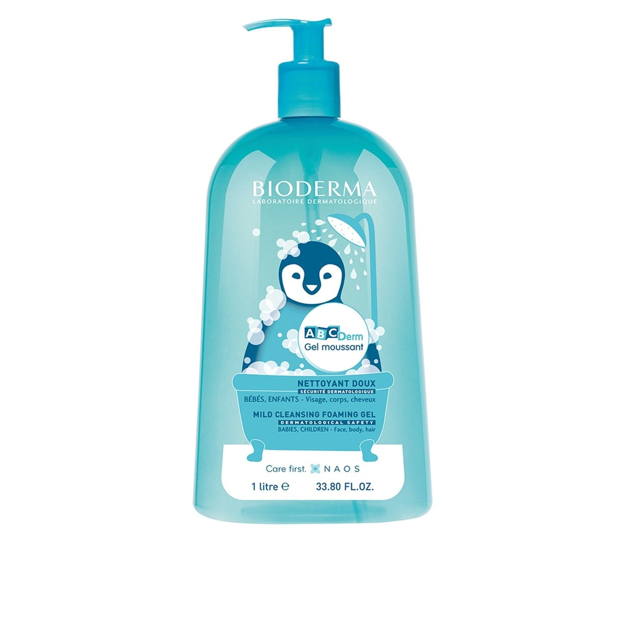 Bioderma Abcderm Gel Moussant Mild Cleansing Foaming Gel 1L México