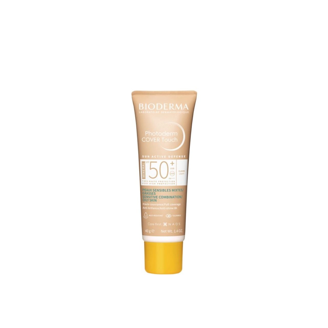 Bioderma Photoderm Cover Touch Mineral SPF50+ Sunscreen Light 40g USA