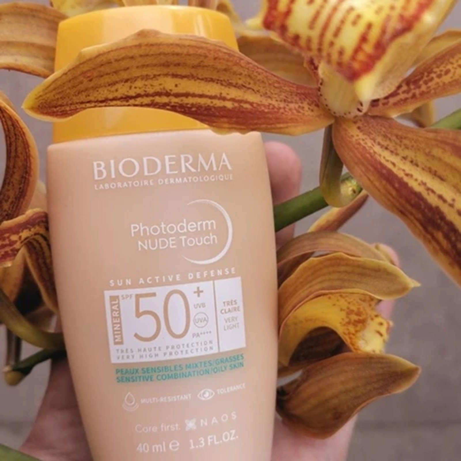 Bioderma Photoderm Nude Touch Mineral SPF50+ Very Light Sunscreen 40ml USA