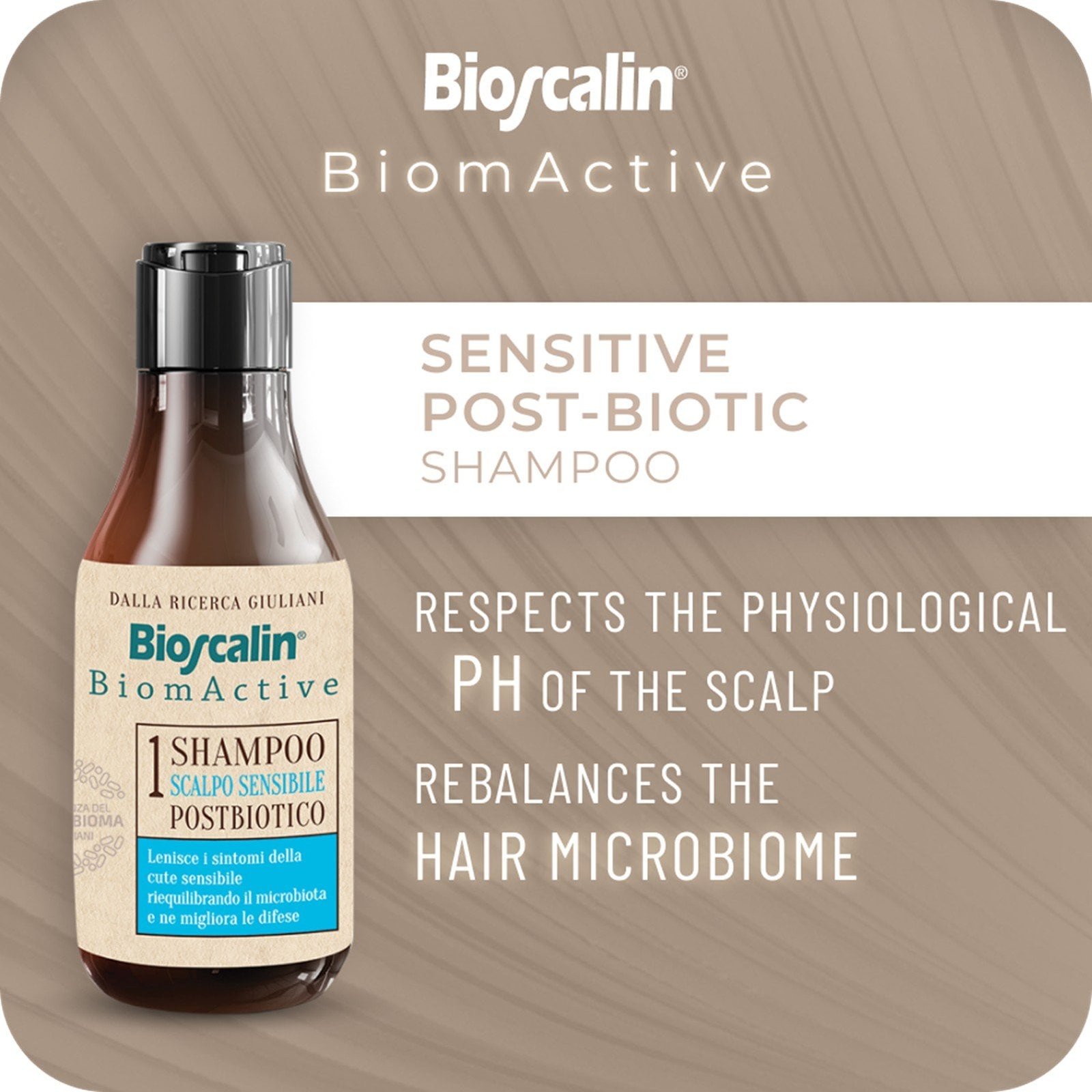 Bioscalin BiomActive 1 Postbiotic Sensitive Scalp Shampoo 200ml (6 ...
