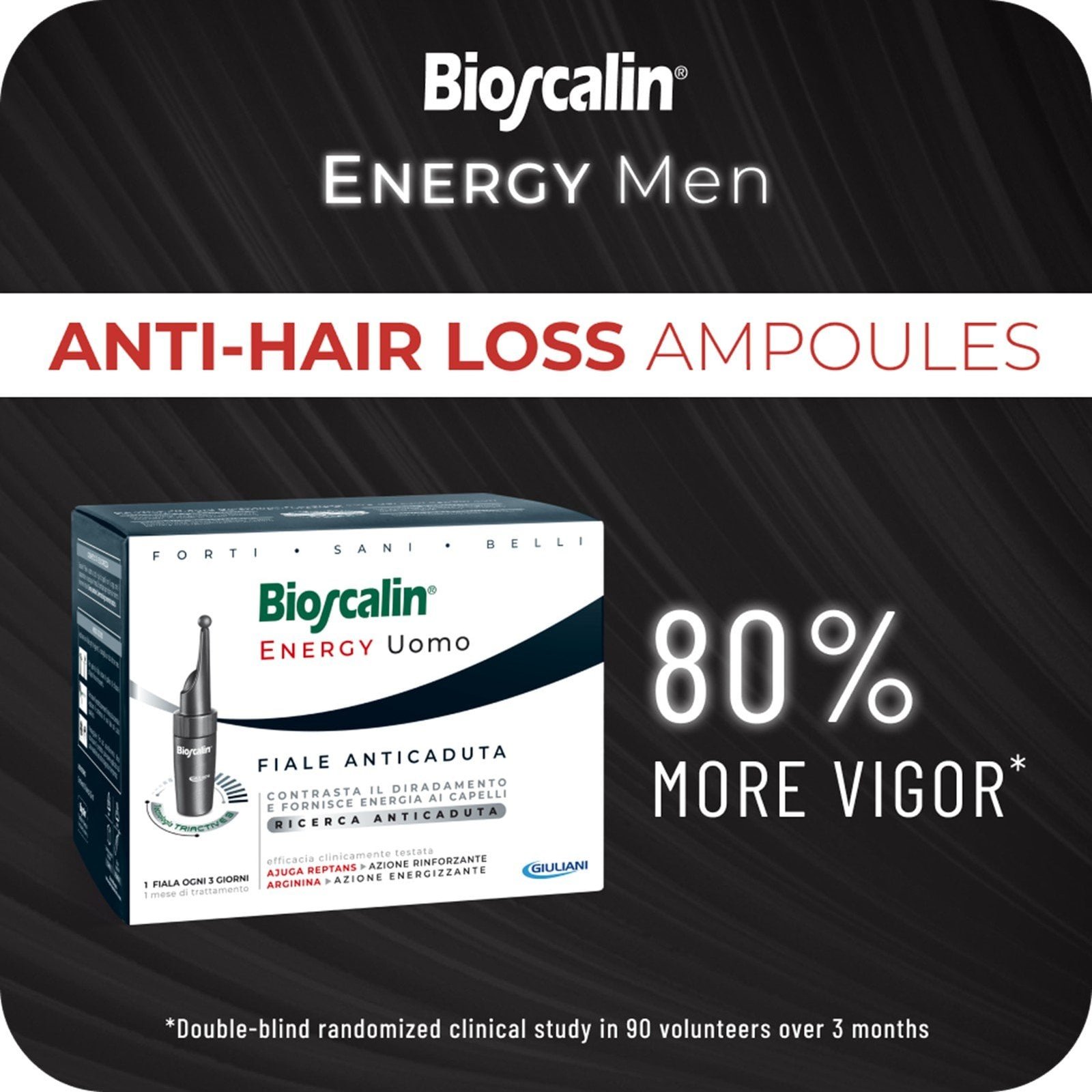 Bioscalin Energy Uomo Anti-Hair Loss Vials 10x3.5ml (10x0.12floz ...