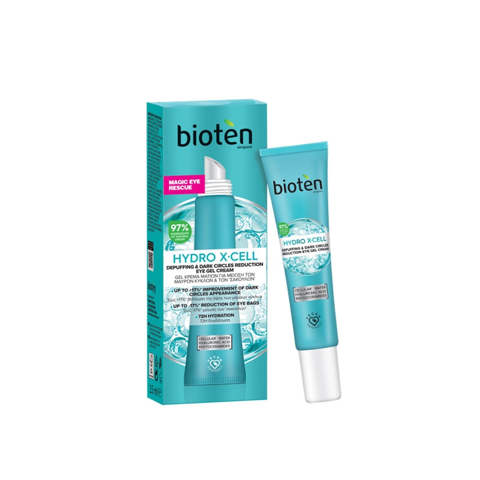 bioten Hydro X∙Cell Depuffing & Dark Circles Reduction Eye Gel-Cream ...