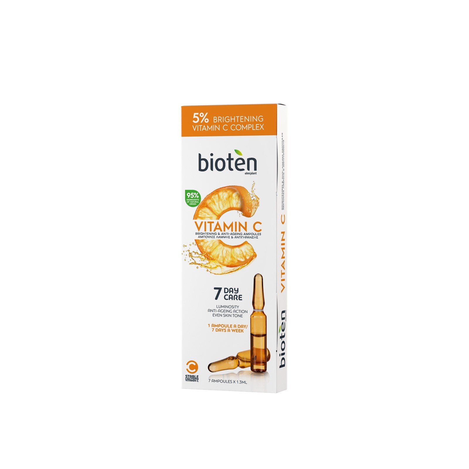 bioten Vitamin C Brightening & Anti-Ageing Ampoules 1.3ml x7 Japan