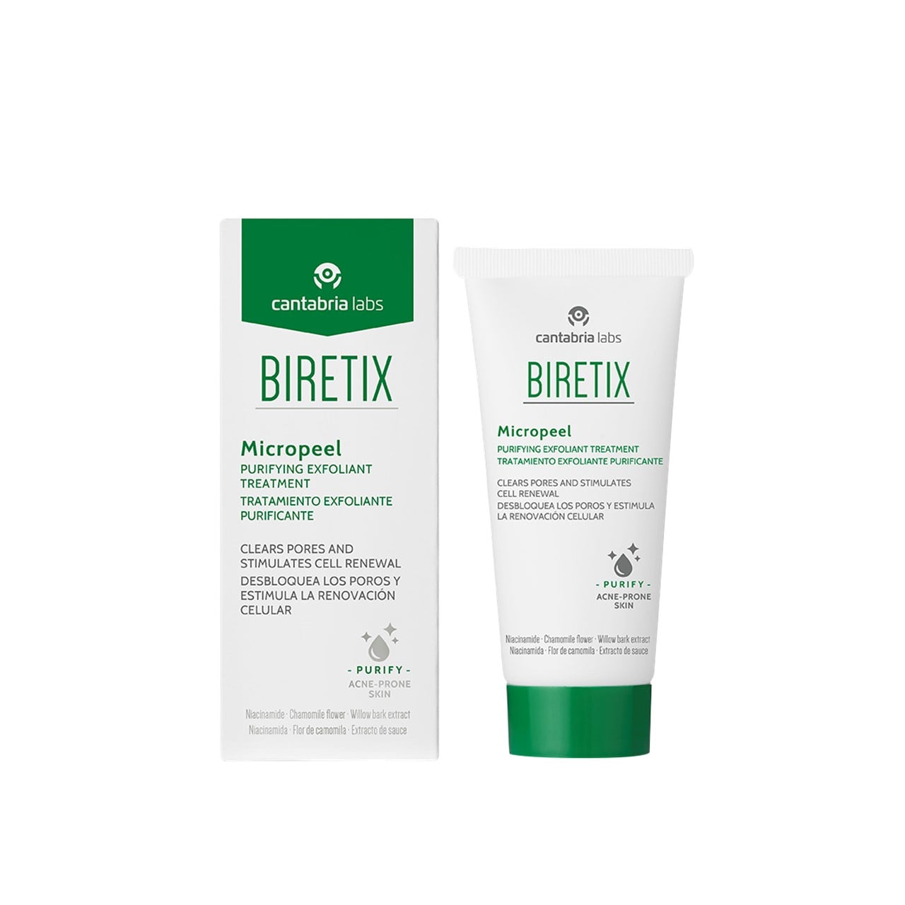 Biretix Micropeel Purifying Exfoliant Treatment 50ml (1.69floz) USA
