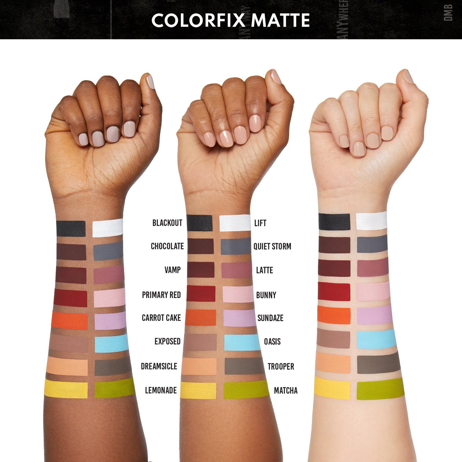 Danessa Myricks Beauty Colorfix Mattes Waterproof Matte Liquid Pigment USA