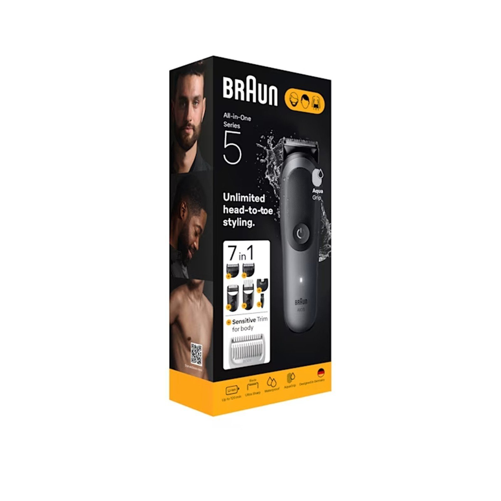 Braun Series 5 All-In-One Trimmer 7-In-1 Styling Kit MGK5520 Oman
