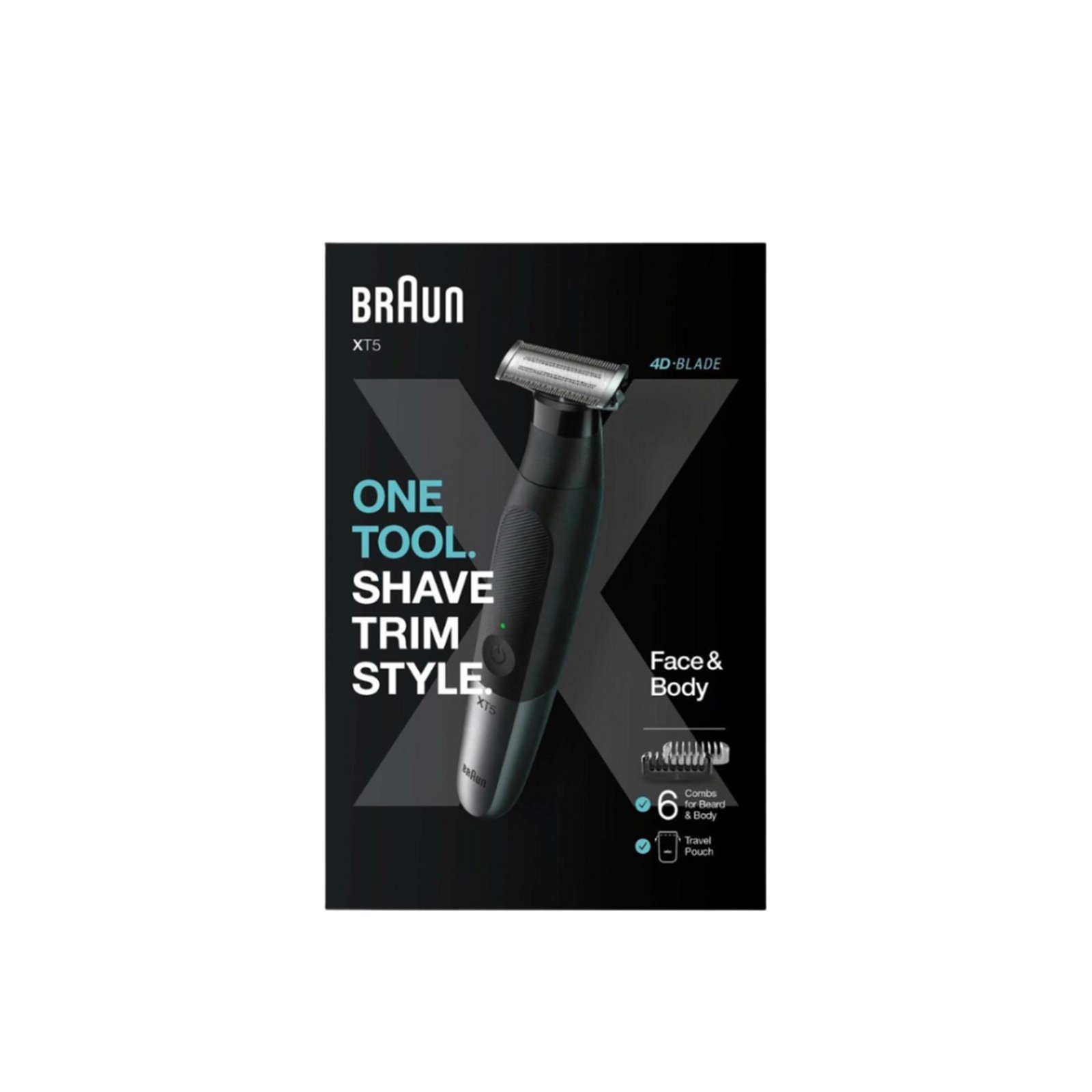 Braun One Tool Shave Trim Style Face & Body XT5 Australia