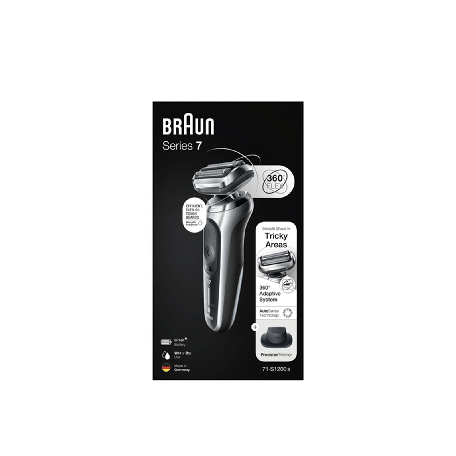 Braun Series 7 360 Flex Electric Shaver 71 S1200 S South Korea