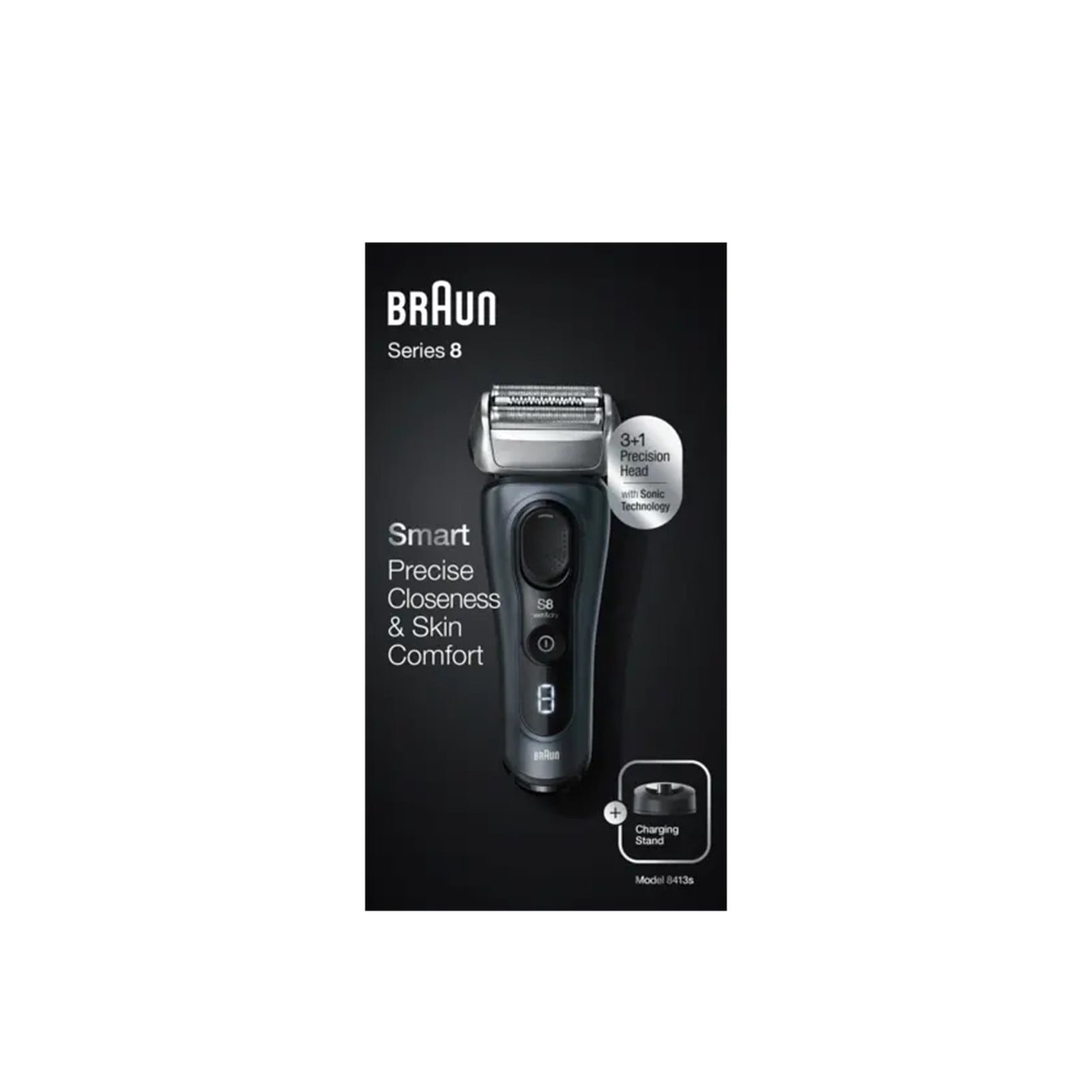 Braun Series 8 Smart Electric Shaver 8413S Grey Pakistan