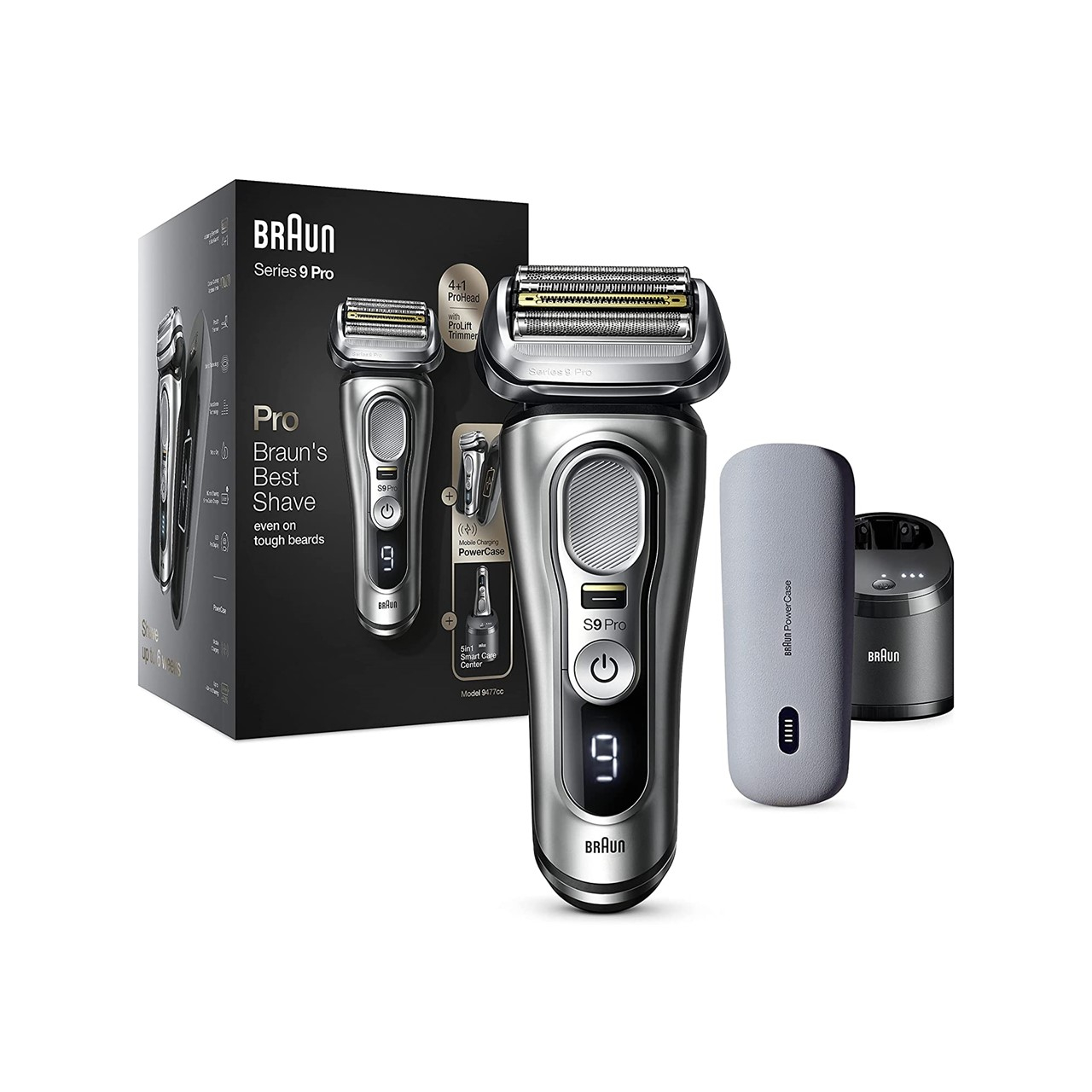 Braun Series 9 Pro Electric Shaver 9476CC Chrome Israel