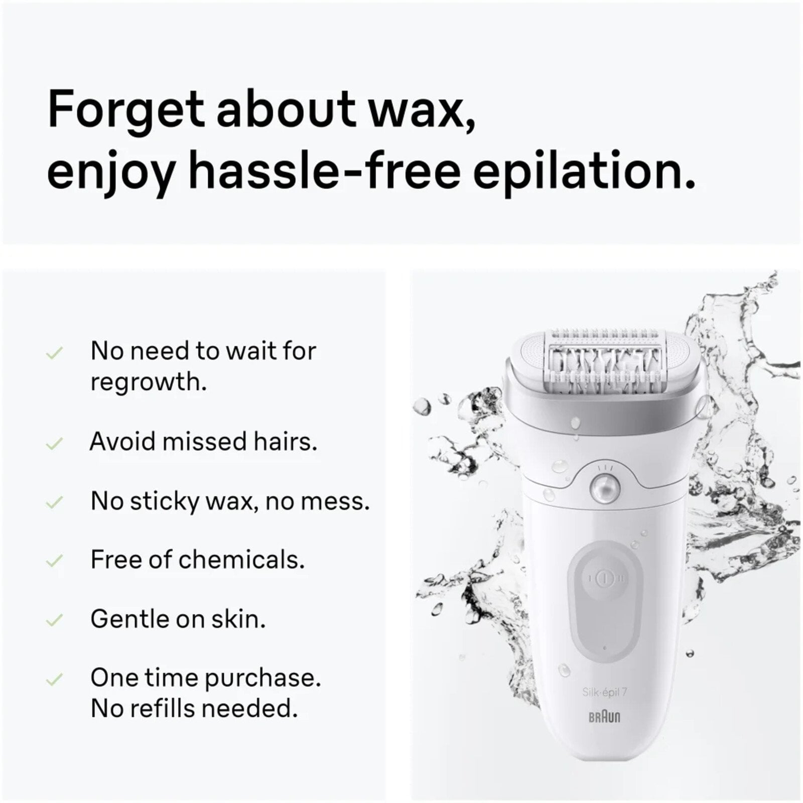Braun Silk-Épil 7 Effektiv Epilator Se7-011 Sverige