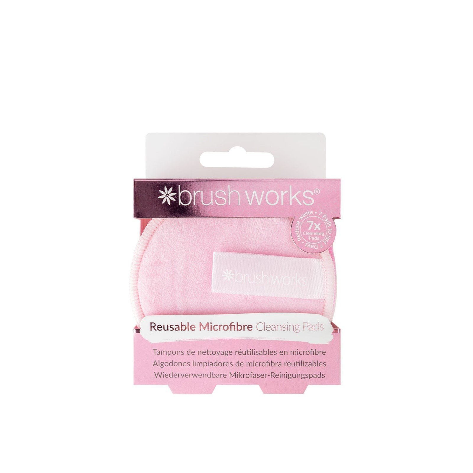 Brushworks Reusable Microfibre Cleansing Pads x7 Cambodia