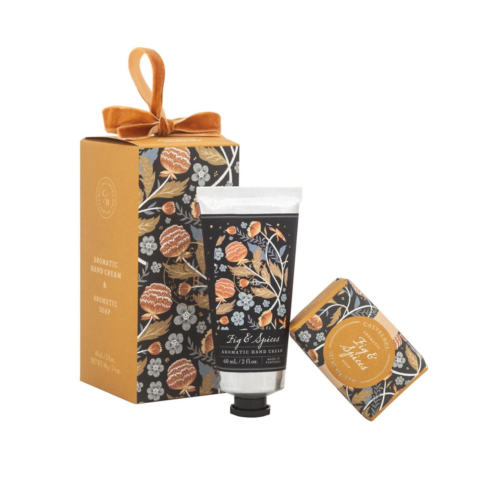 Castelbel Fig & Spices Hand Cream & Soap Bar Gift Set عُمان