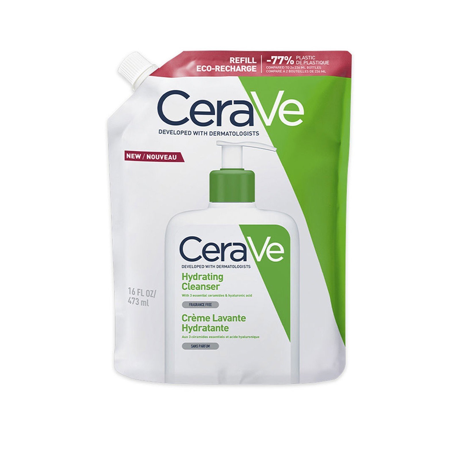Cerave Hydrating Cleanser Normal to Dry Skin Refill 473Ml Ελλάδα