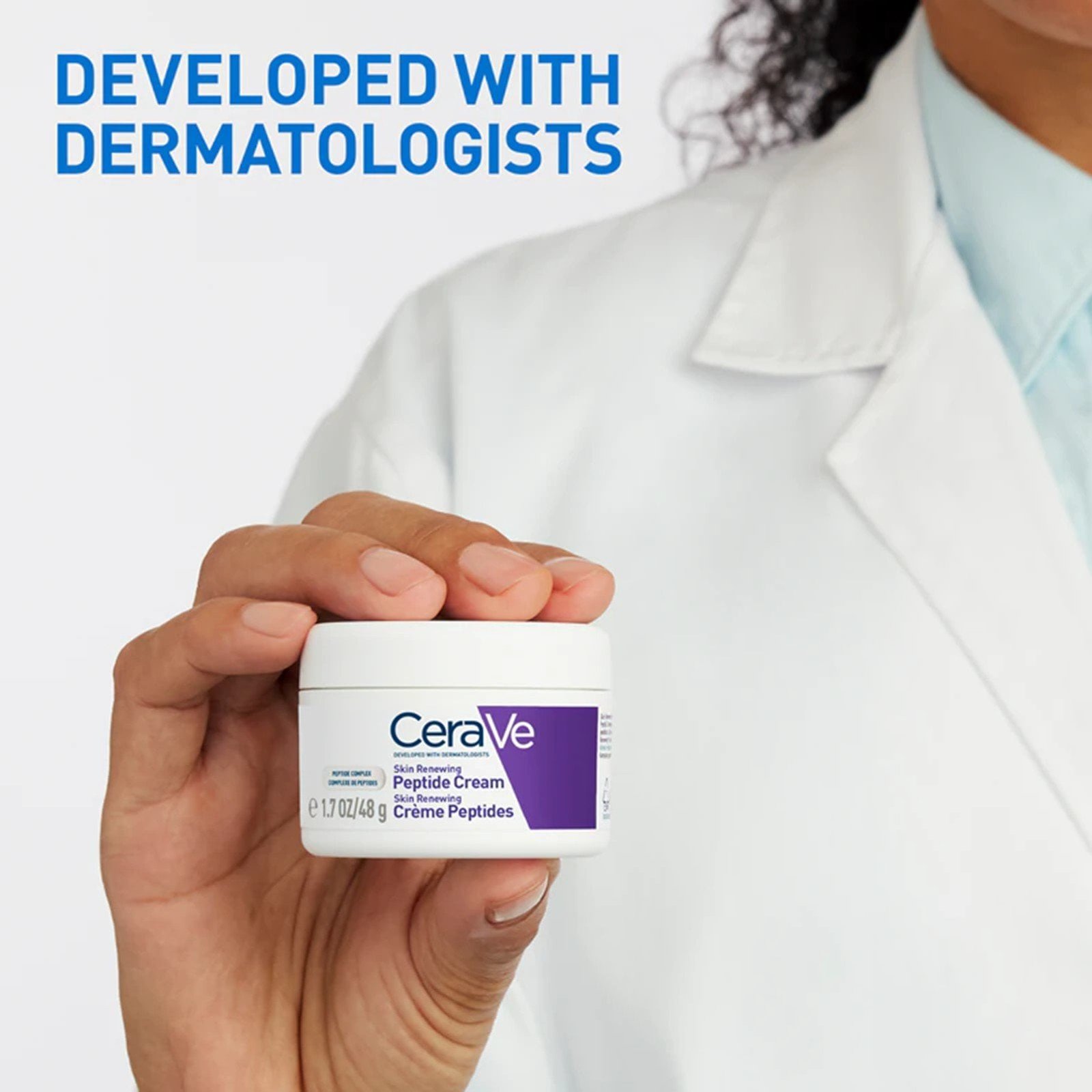 CeraVe Skin Renewing Peptide Cream 48g (1.7oz) USA
