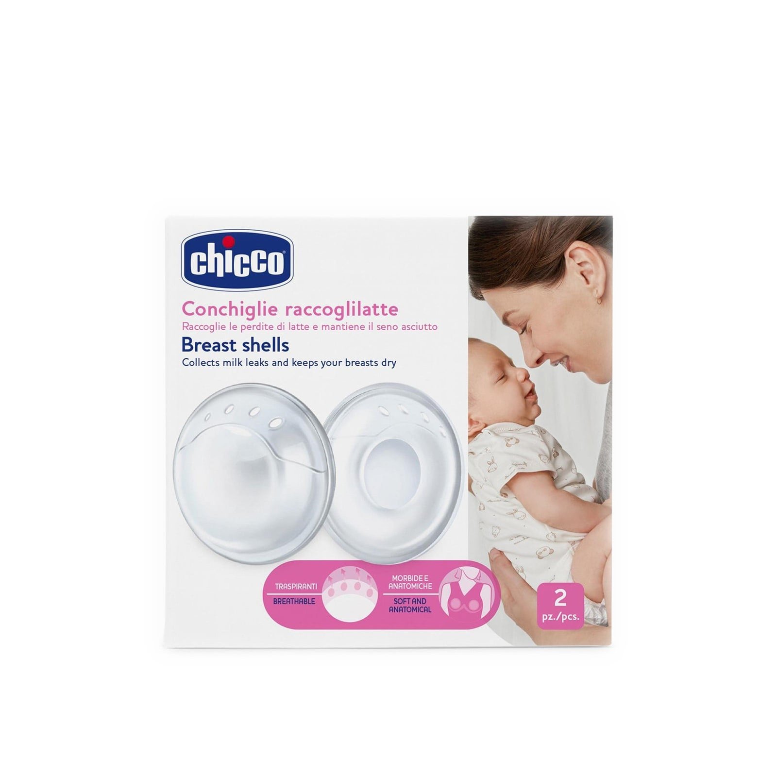 Chicco Breast Shells x2 Turkey