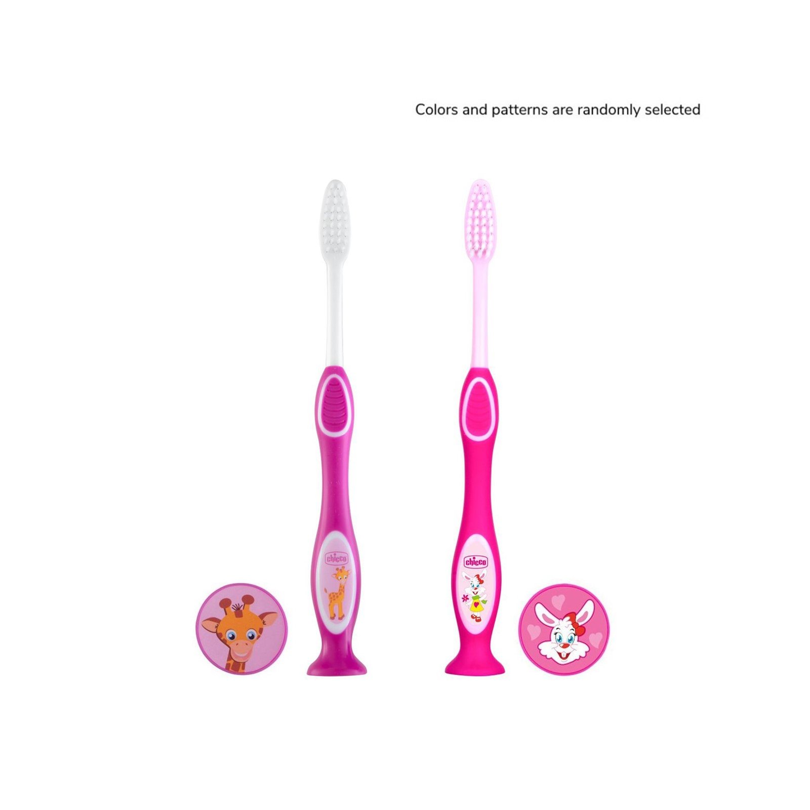 Chicco Milk Teeth Toothbrush 3-6 Years Pink/Purple x1 UAE
