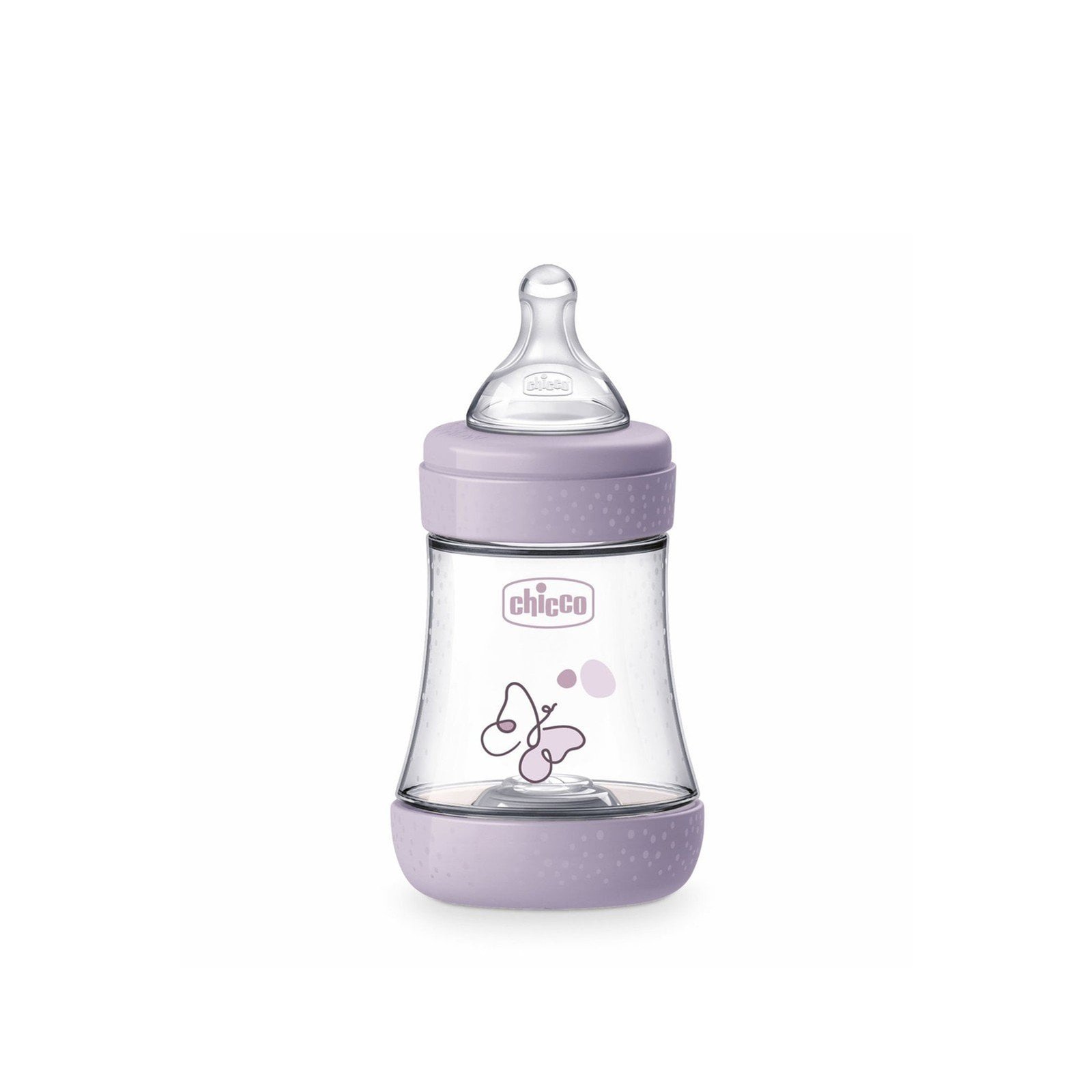 Chicco Perfect 5 Intui-Flow System Baby Plastic Bottle Slow Flow 0m ...