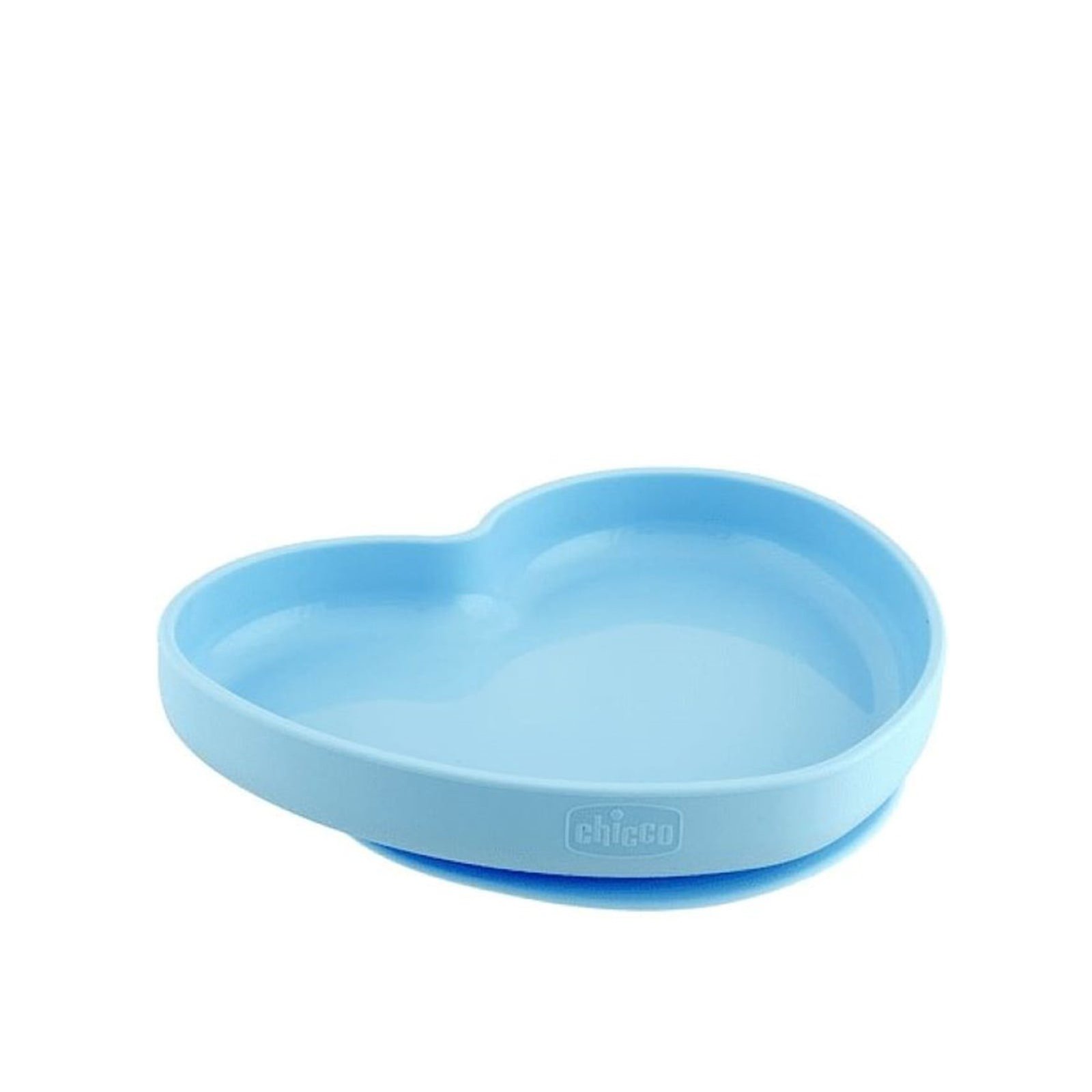 Chicco Take Eat Easy Silicone Heart Plate 9m+ Blue Malta