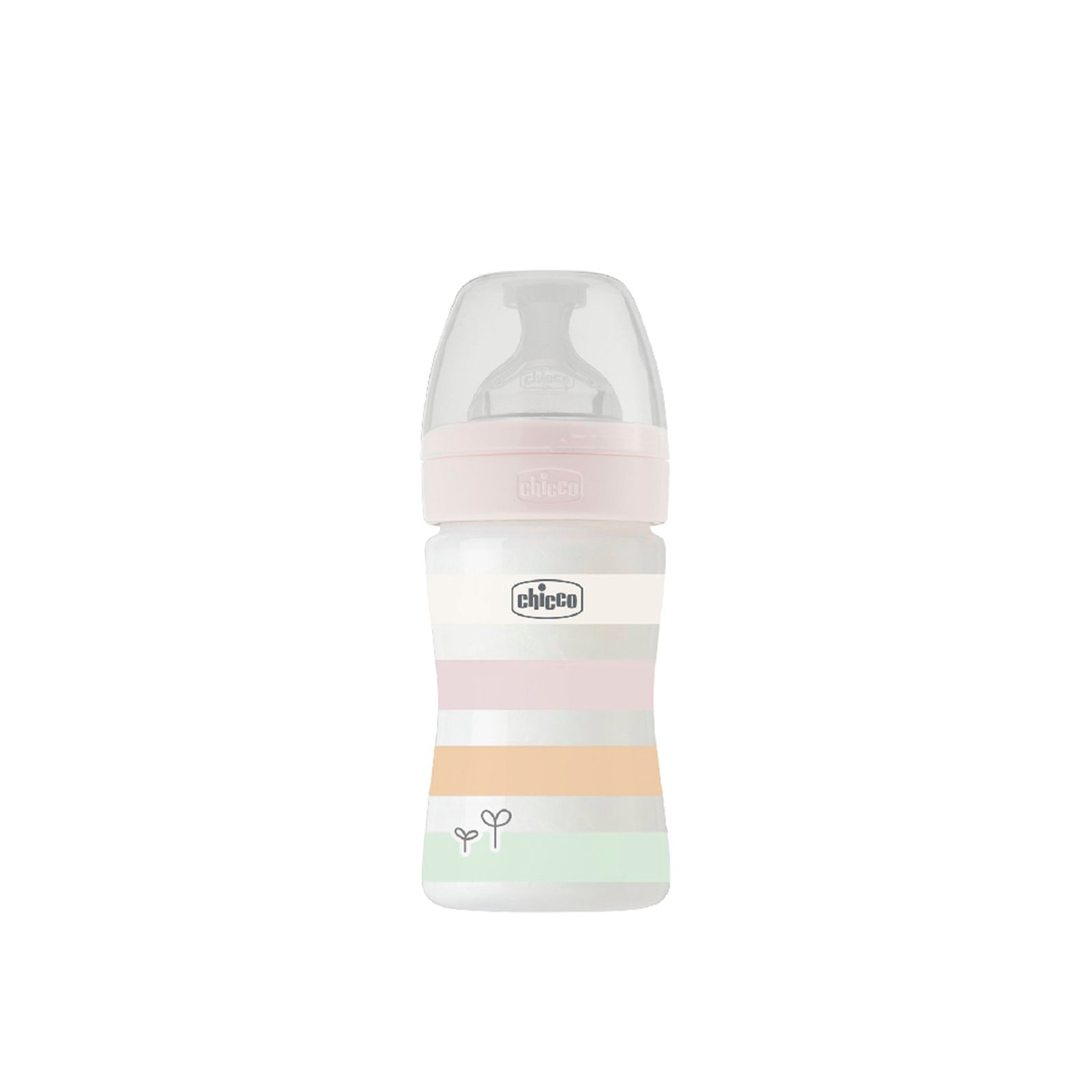 Chicco Well-Being Colors BPA-Free Plastic Bottle 0m+ White 150ml Lithuania